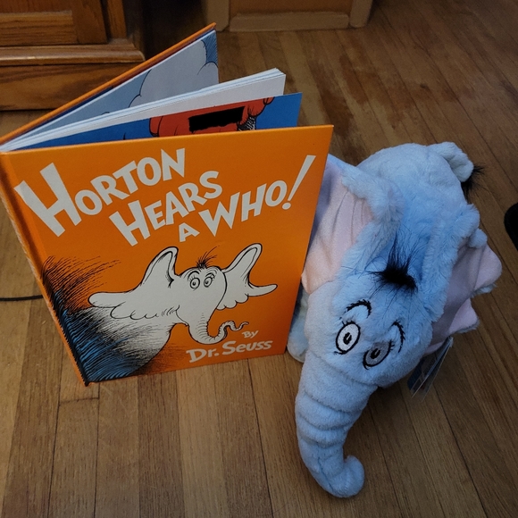 Dr. Seuss | Other | Dr Seuss Horton Hears A Who Hb Book W Plush Horton ...